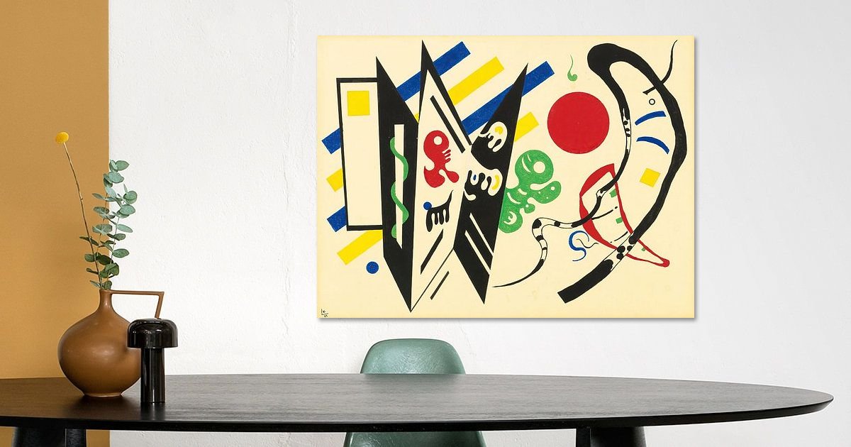 Wederkerig, Wassily Kandinsky op canvas, behang, poster en meer